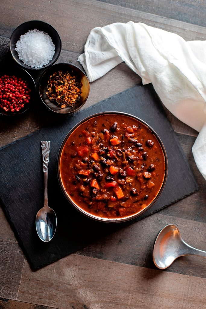 | Spicy Black Bean Chili